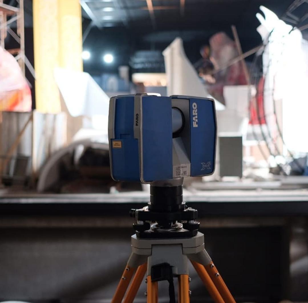 Scanning 3D untuk Digitalisasi Bangunan Konstruksi - Total Geo Survey
